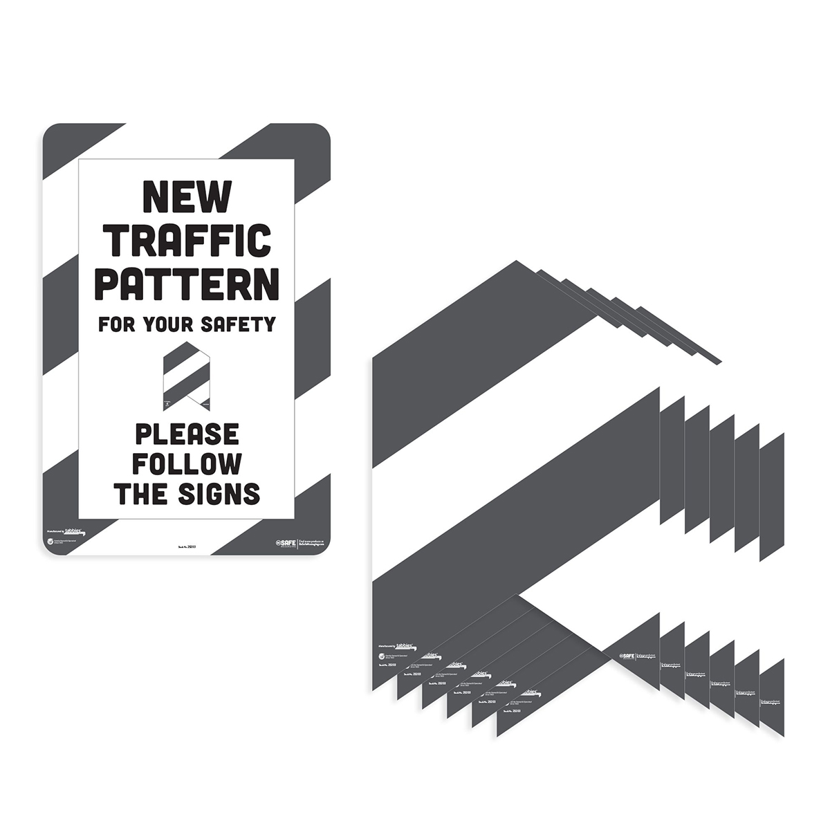 New Traffic Pattern - For Your Safety Please Follow the Signs - Carpet ...