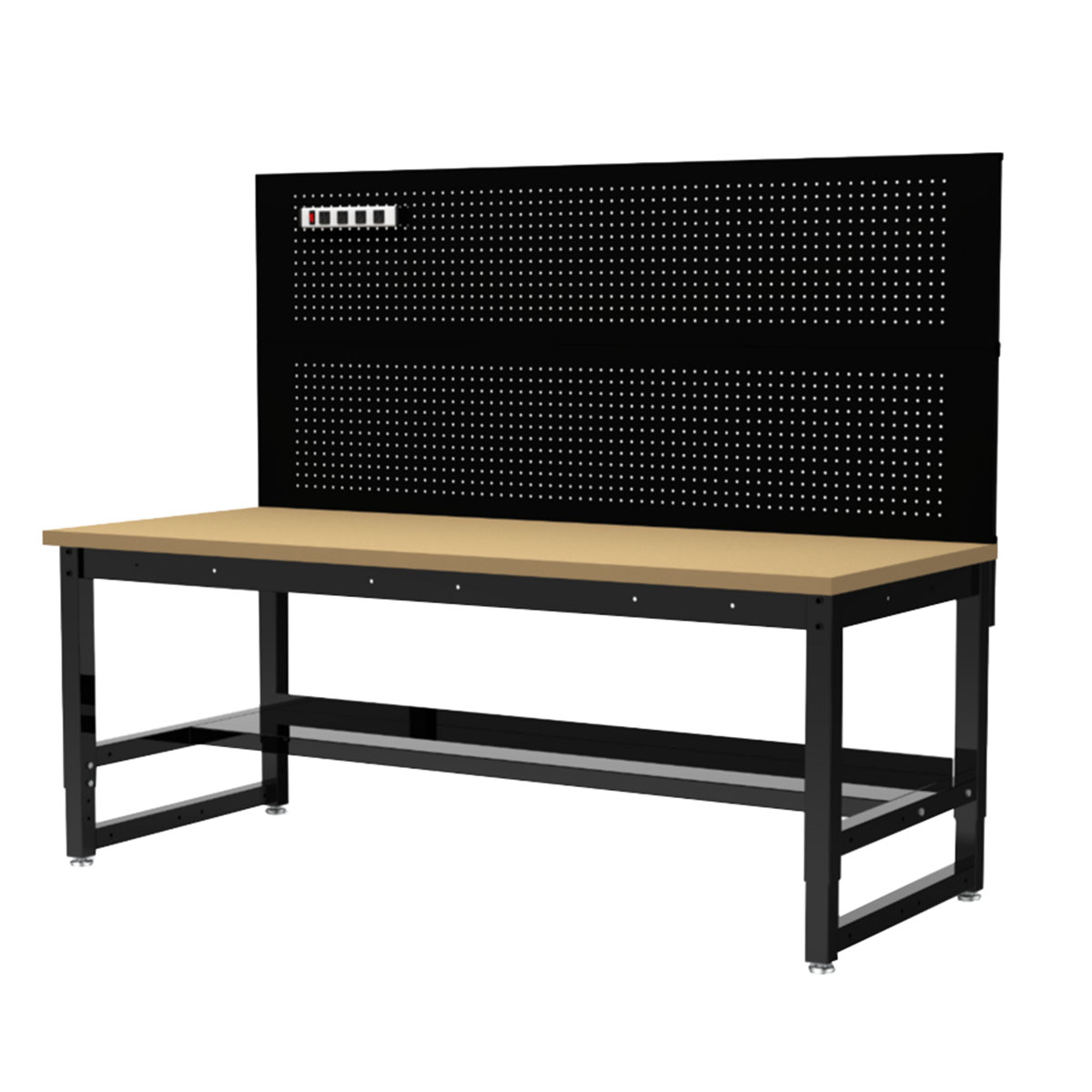 Adjustable Height Workbench with Pegboard | Schools In