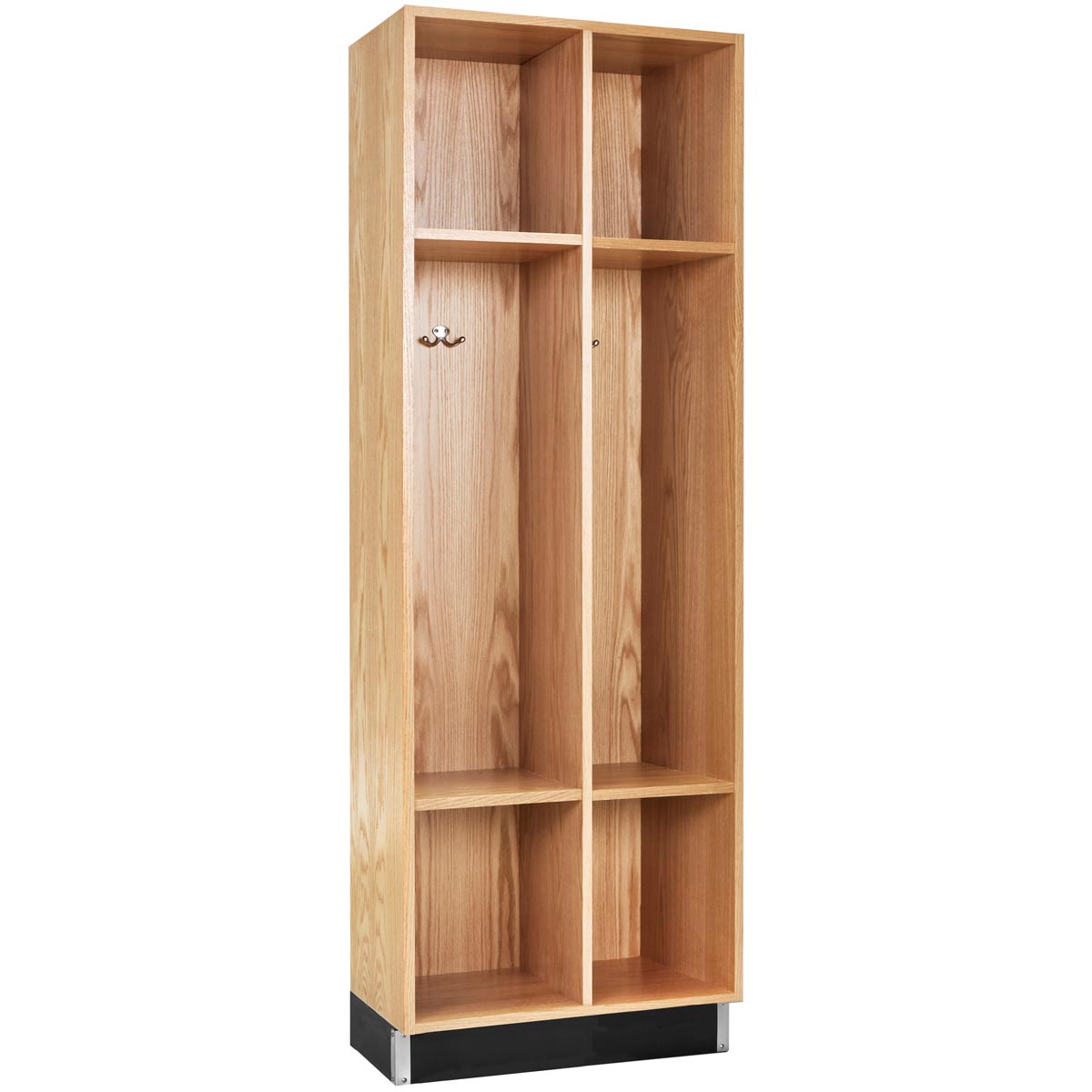 Coat Locker - Two Sections - 24"W x 15"D x 72"H | Schools In