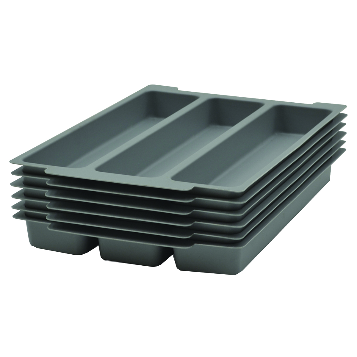 6 pk. - Molded Tray Insert - Three Sections | Schools In