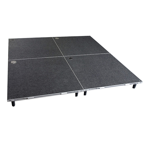 Drum Riser Platform with Screw in Legs - 6'L x 6'D x 6"H | Schools In