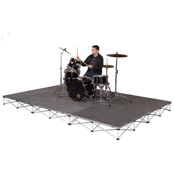 Drum Riser Platforms With Collapsible Risers - 8'L x 12'D x 8"H ...